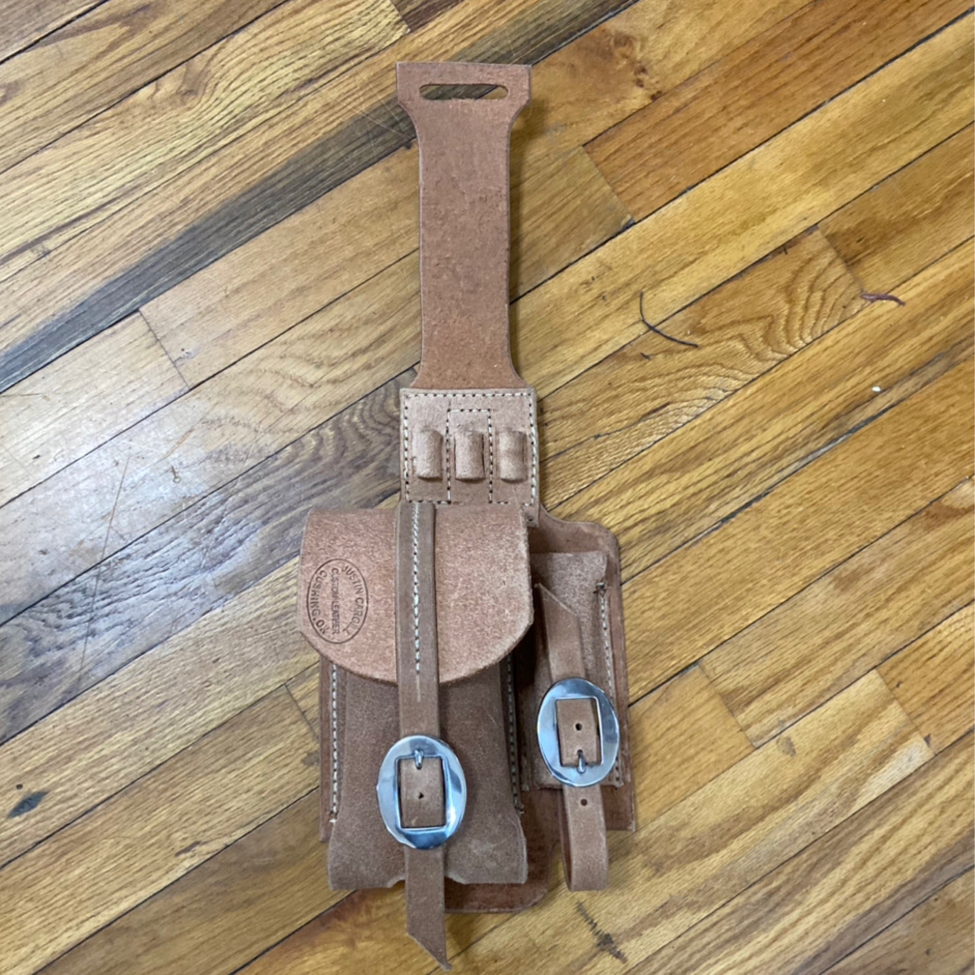 Rough Out Back Billet Medicine Bag | Cargill Custom Leather