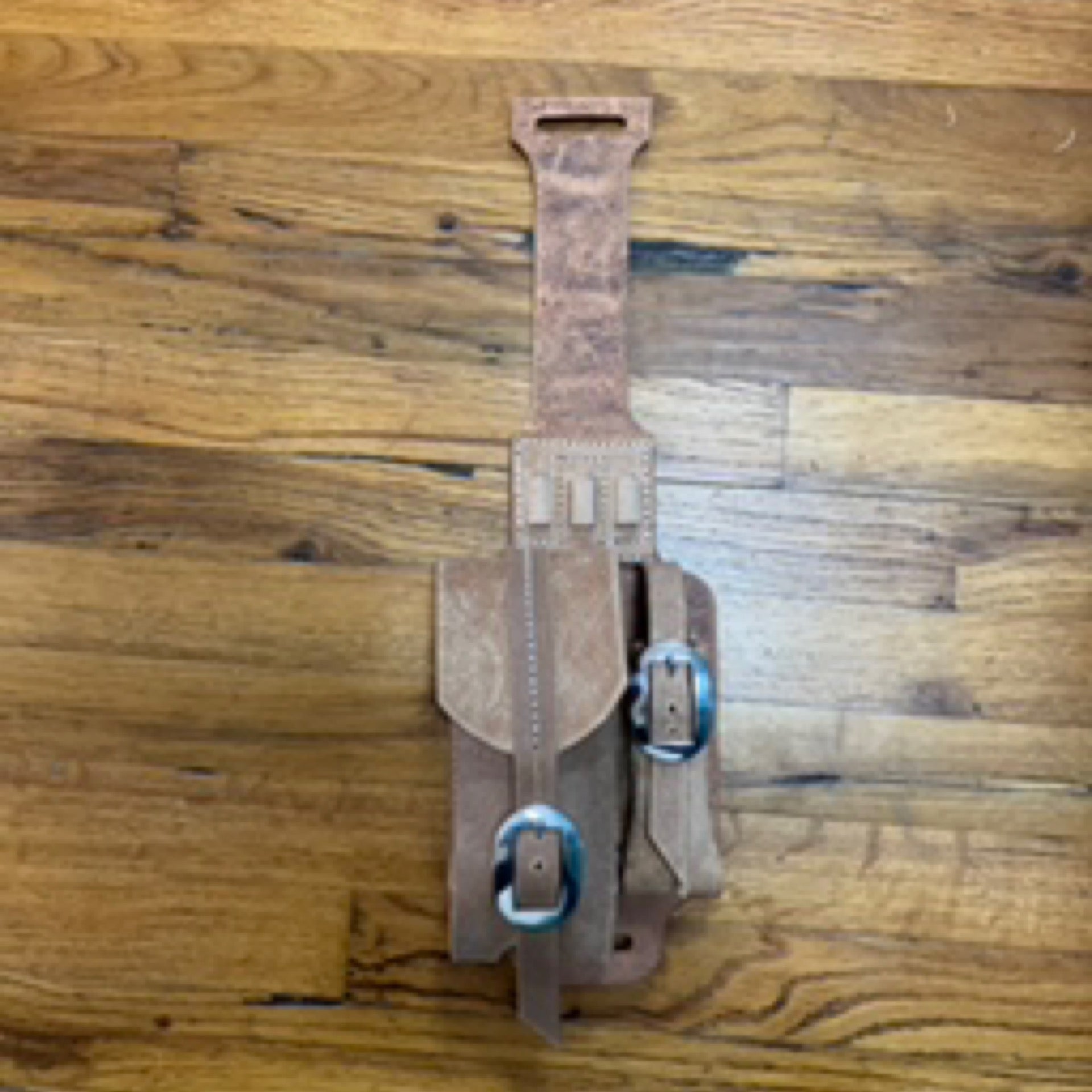 Roughout Back Billet Medicine Bag | Cargill Custom Leather