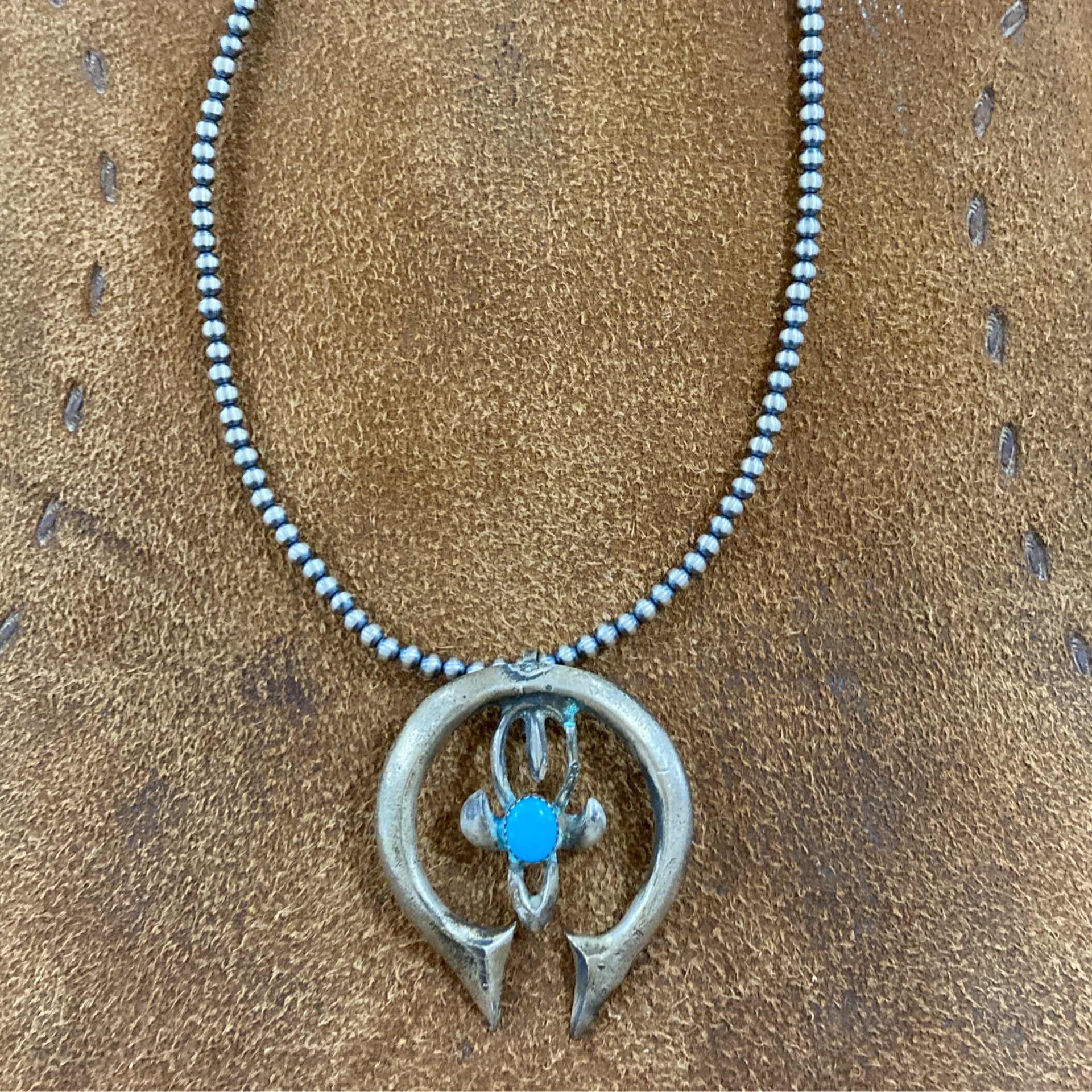 Turquoise Naja Made By Cheryl Yazzie | Cargill Custom Leather