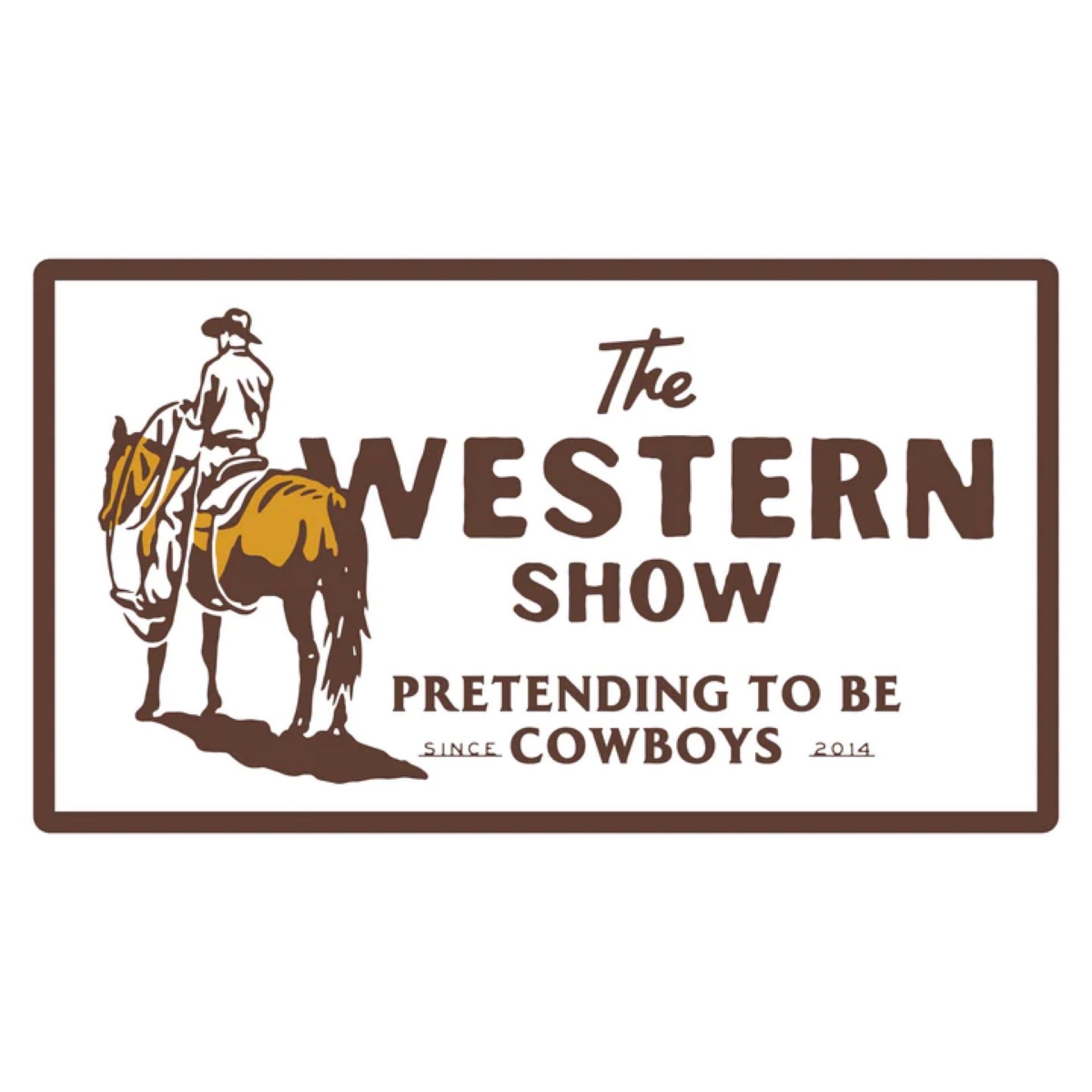 Sendero Western Show Sticker | Cargill Custom Leather