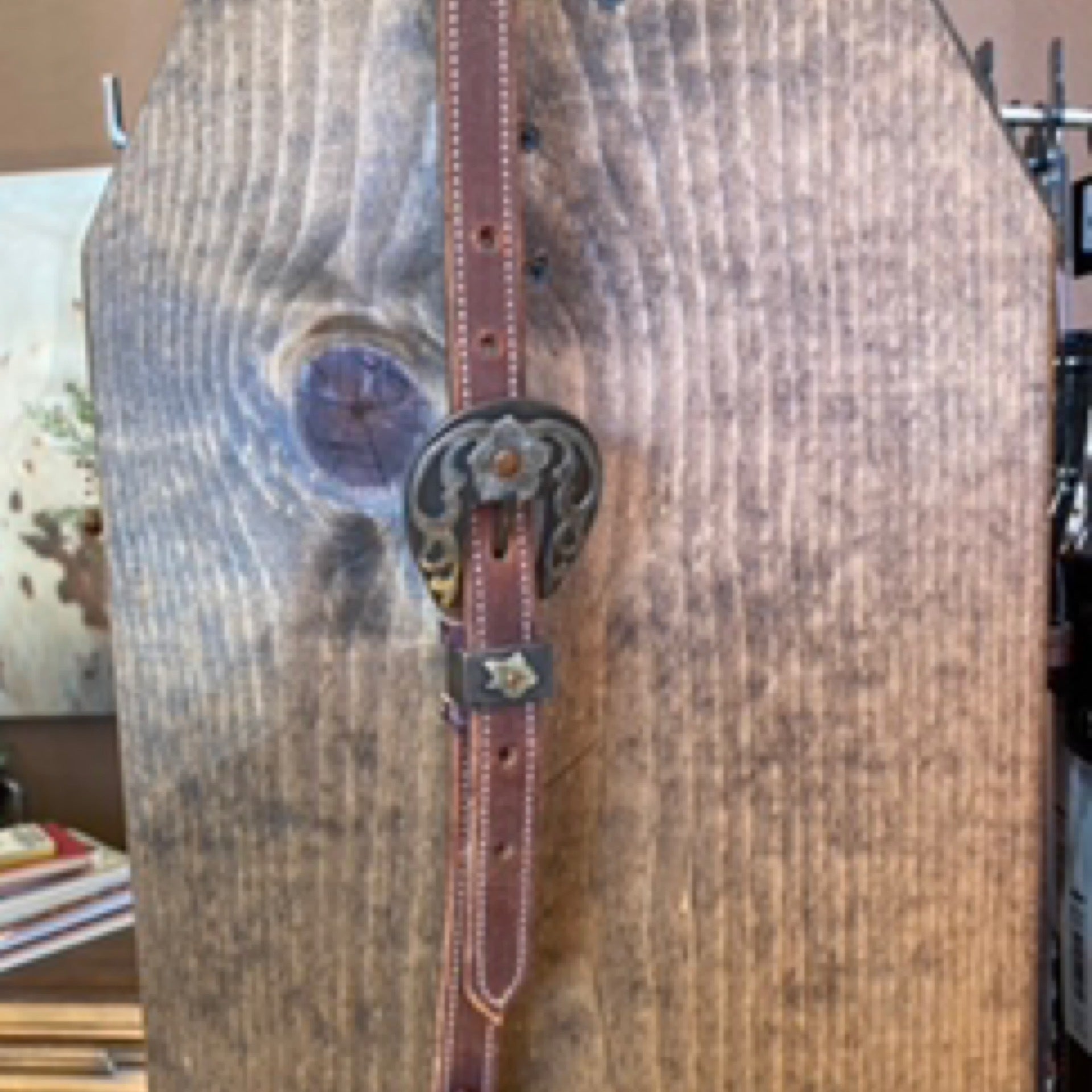 3/4” Split Ear Headstall With English Bridle Leather | Cargill Custom ...